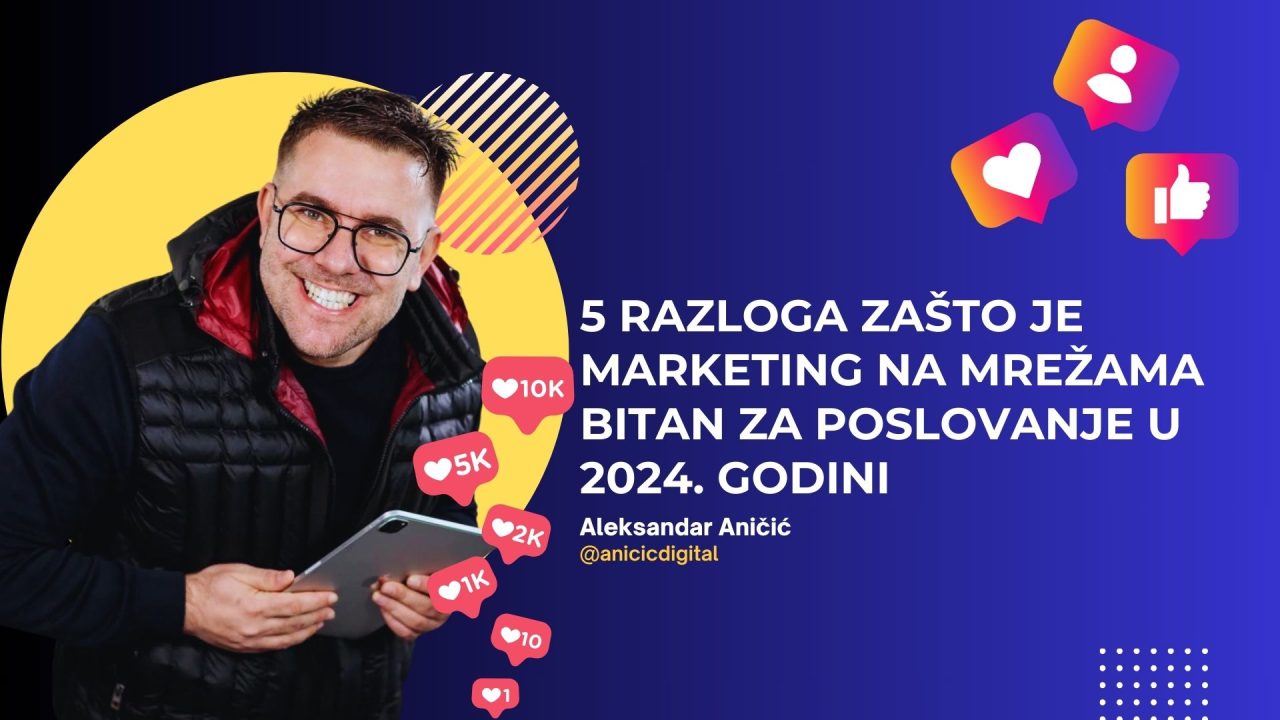Marketing na društvenim mrežama i 5 razloga zbog čega je bitan za poslovanje u 2024. godini ...